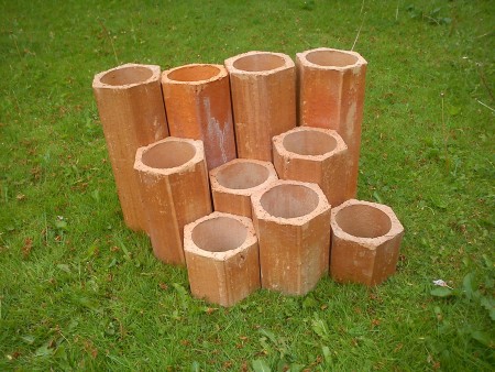 Hexagonal Clay Planters - Terracotta World