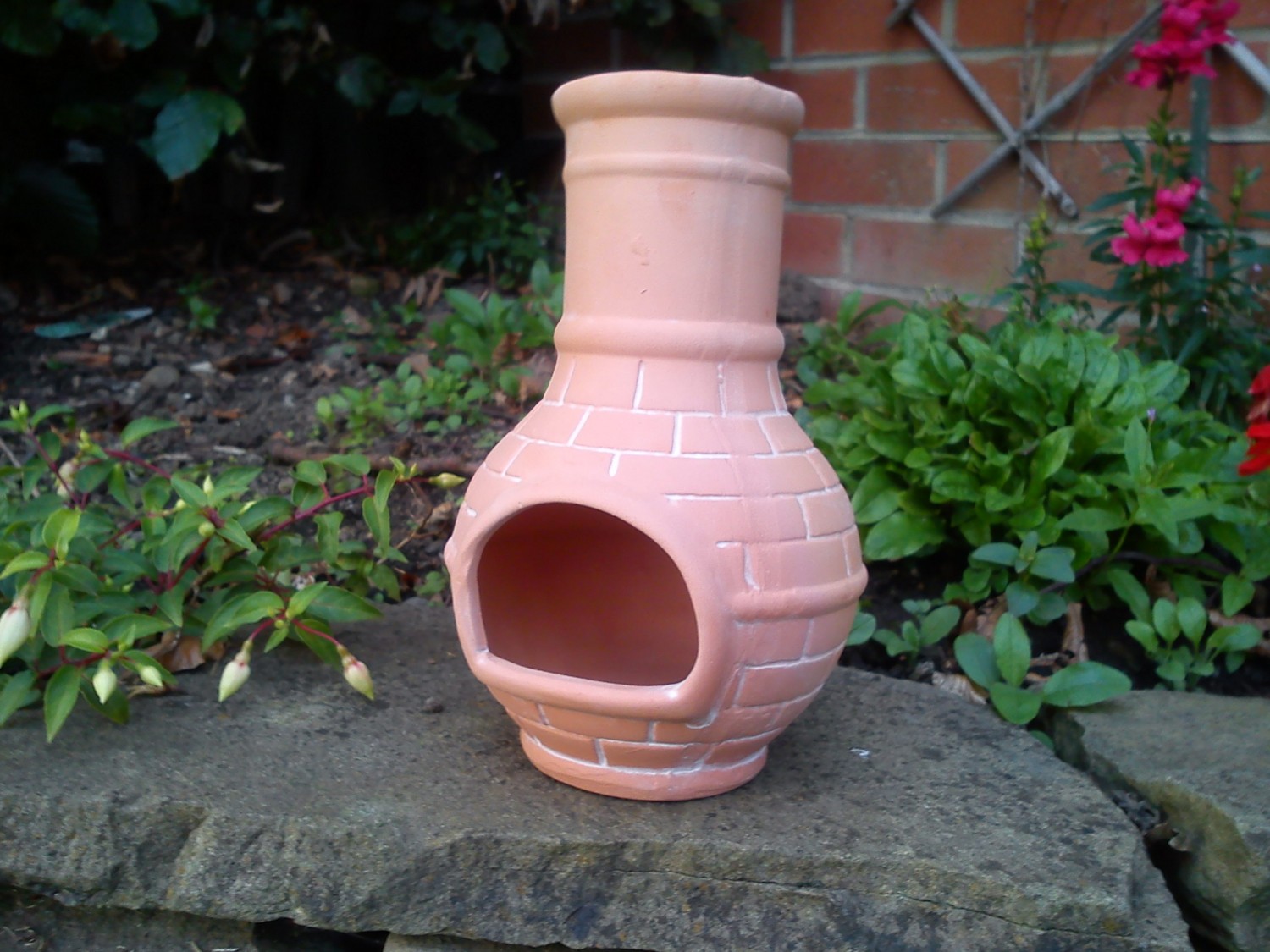 Tea Light / Candle Chimineas - Terracotta World