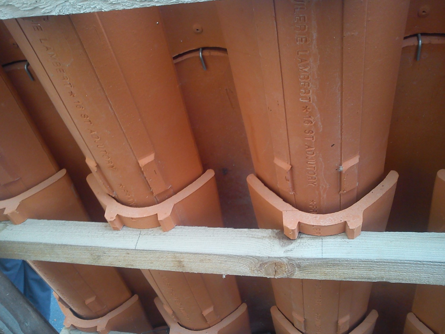 New Traditional Spanish Clay Roof Tiles 50cm - 2 Tile System ...