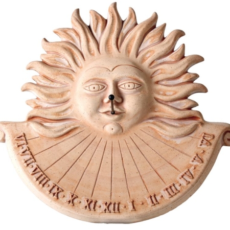Curved Sundial - Terracotta World