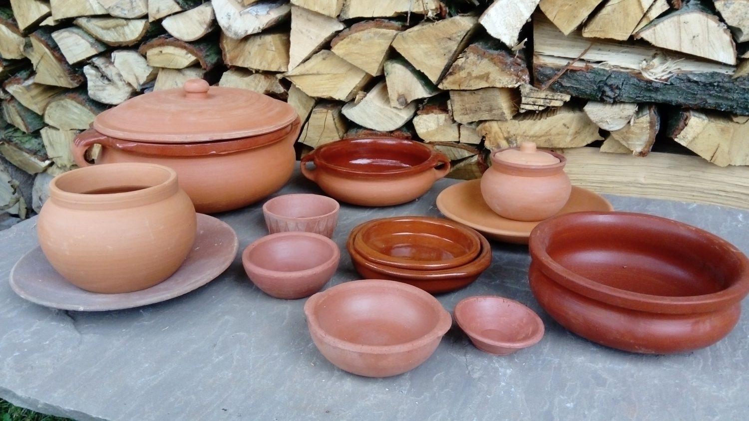 Curd Pot with Lid - Terracotta World
