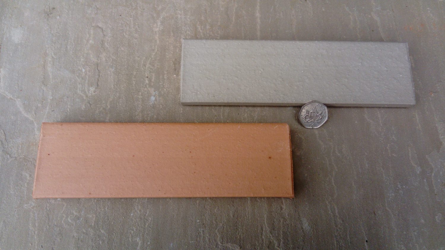 Brick Slips / Floor Tiles 220 x 60mm - Terracotta World