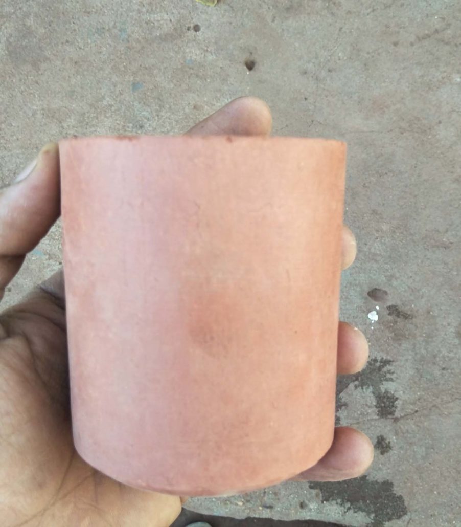 Straight-sided Machine-made Pot x 2 - Terracotta World