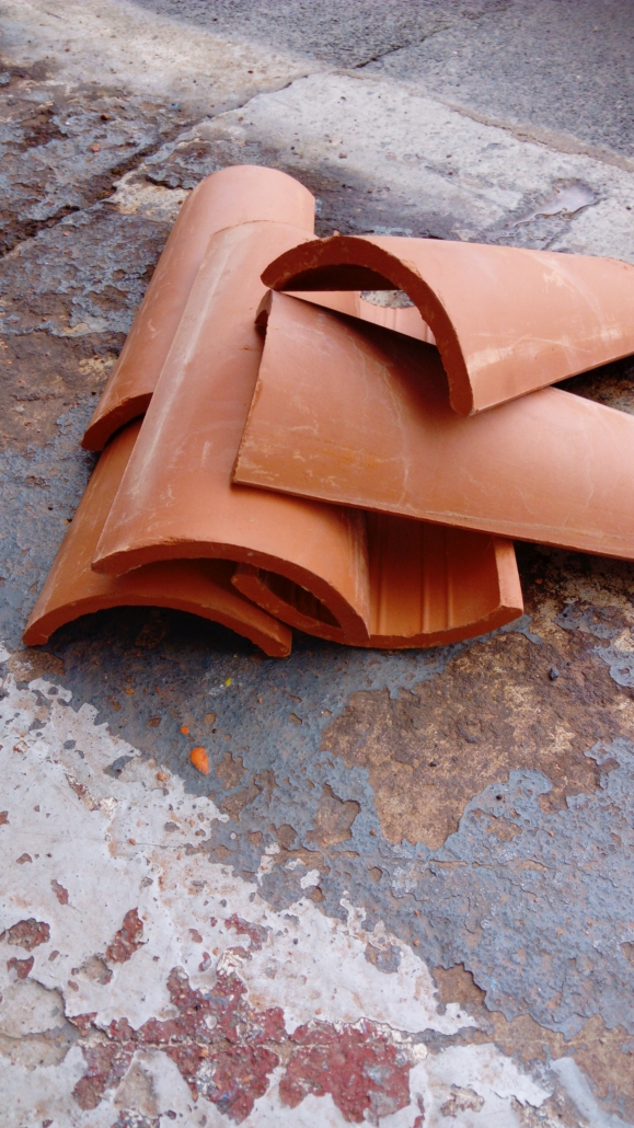 Mini Curved Roof Tiles - Terracotta World